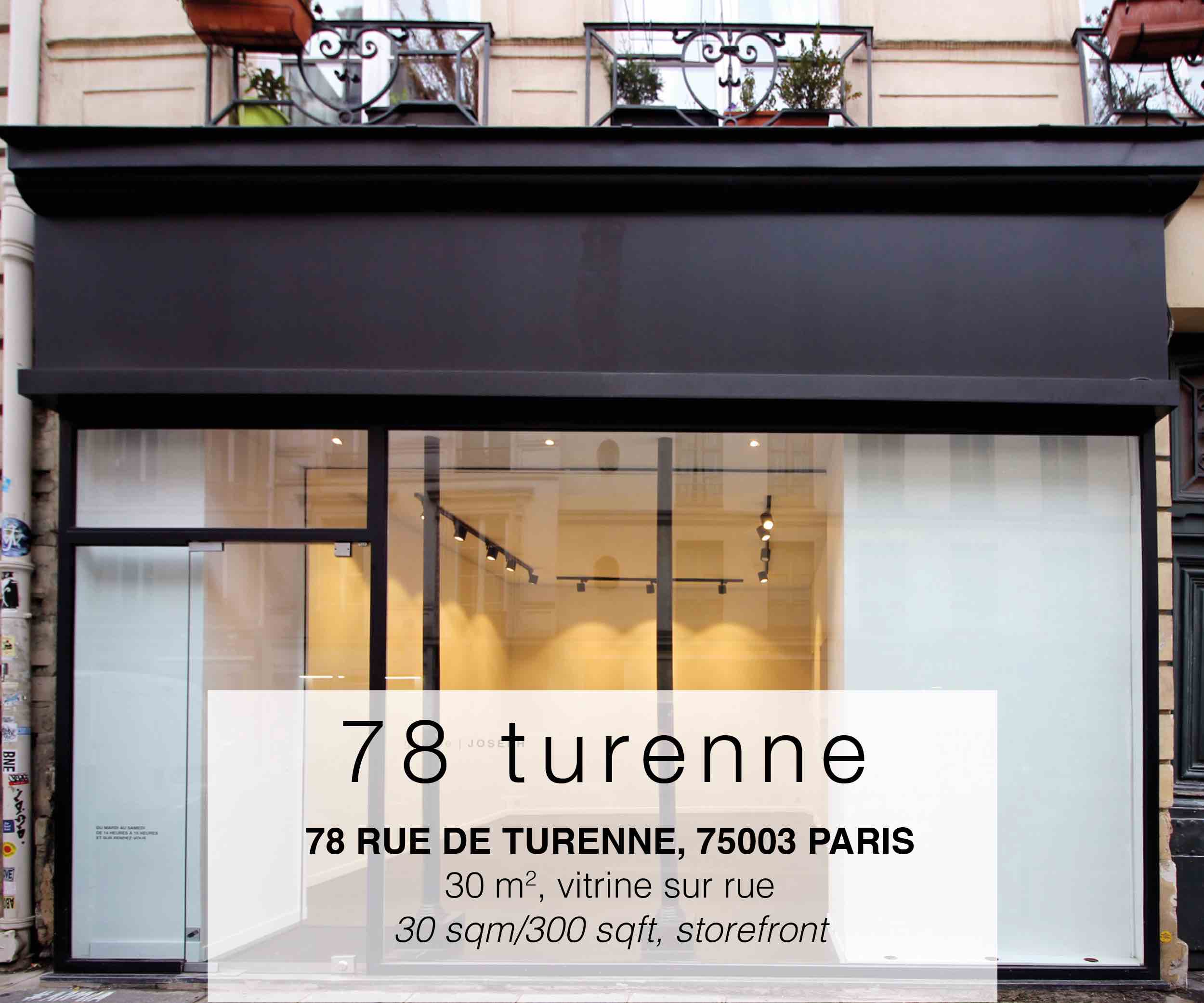 20 Espaces & Galeries à louer dans le Marais | Galerie Joseph Paris