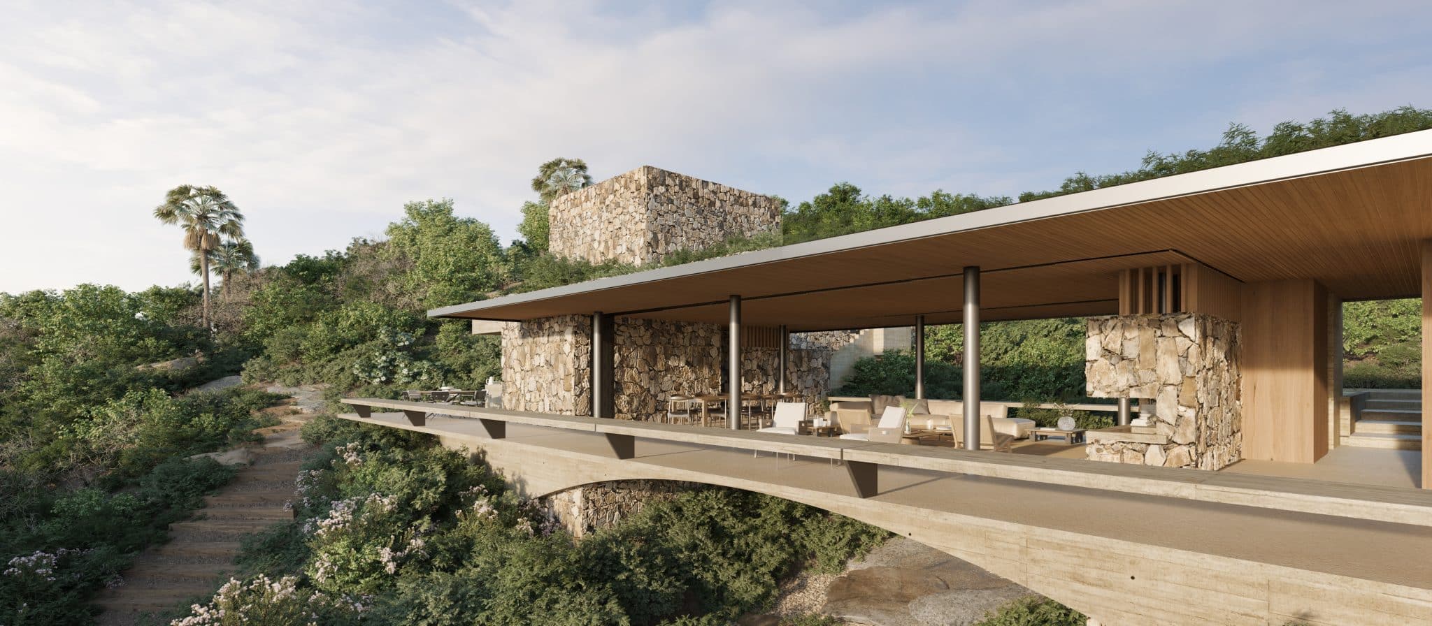 VERTEBRAL, ARQUITECTURA QUE SE ADAPTA A LA NATURALEZA - Galerie Joseph